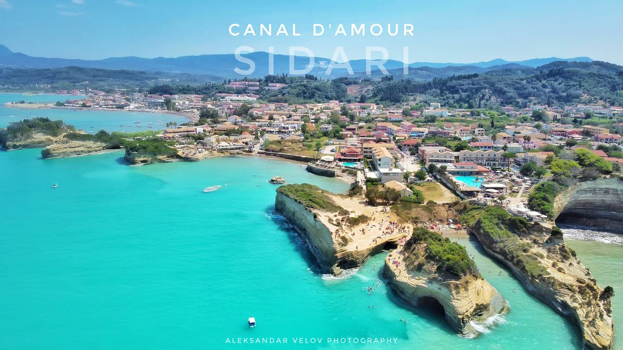 SIDARI - CANAL D'AMOUR - 4K - Corfu Island, Greece 2022 - YouTube
