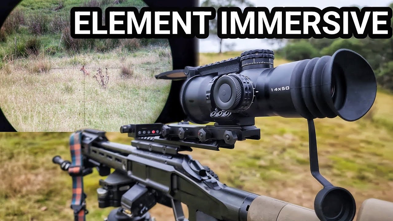 ELEMENT OPTICS 14x50 Immersive Riflescope Review - MASSIVE Feild of ...