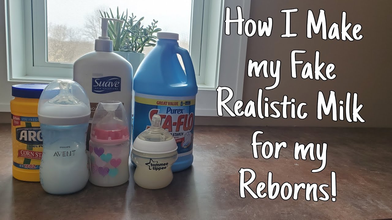 How I Make my Fake Realistic Milk for my Reborns! - YouTube
