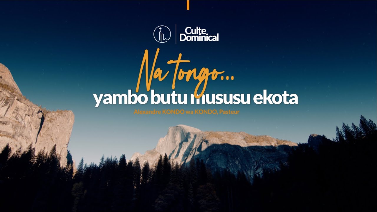 Na tongo... | Alexandre KONDO wa KONDO, Pasteur | Phila - Cité d ...