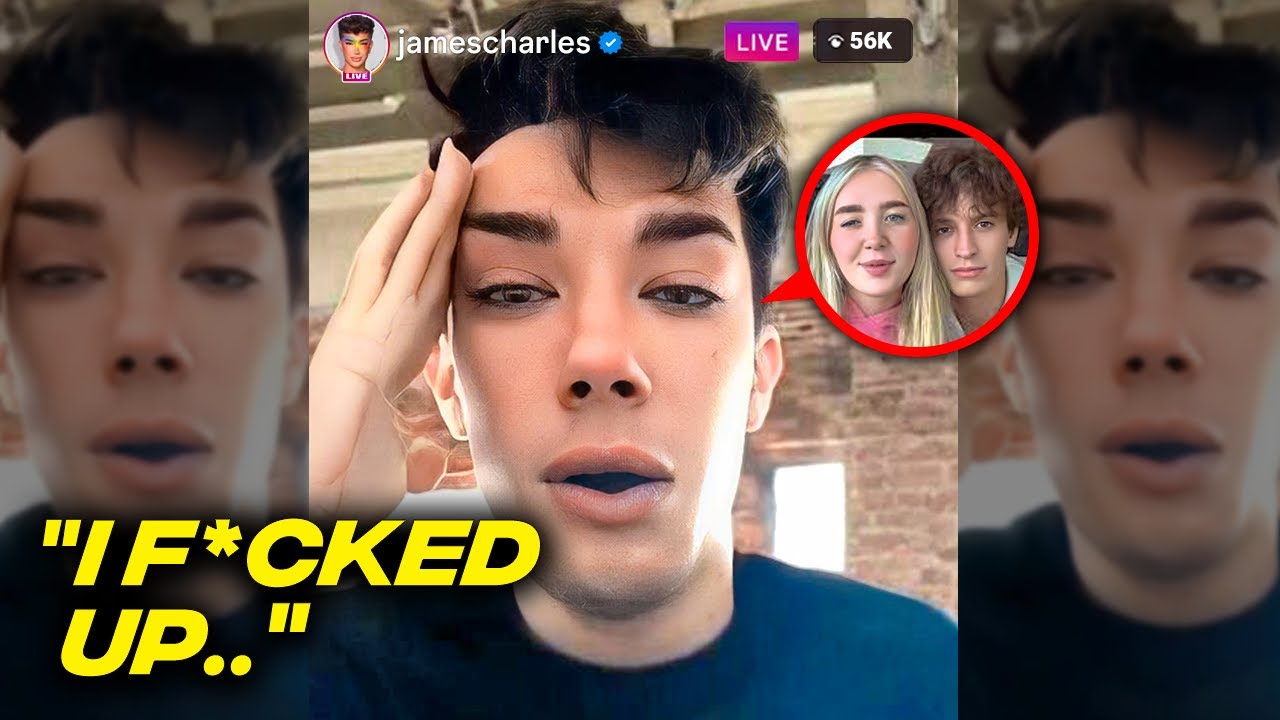 James Charles Breaks Silence On Evan Johnson Scandal.. - YouTube