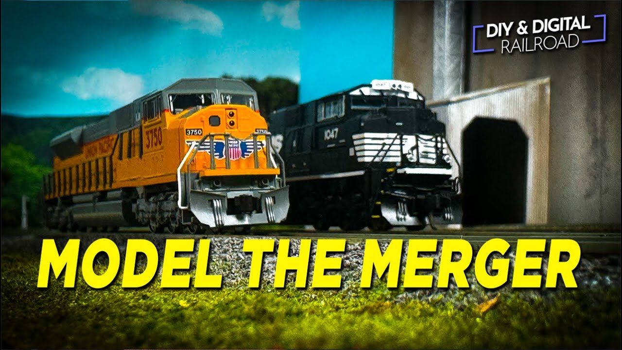 Tips for Modeling the Biggest Merger in Railroad History - YouTube