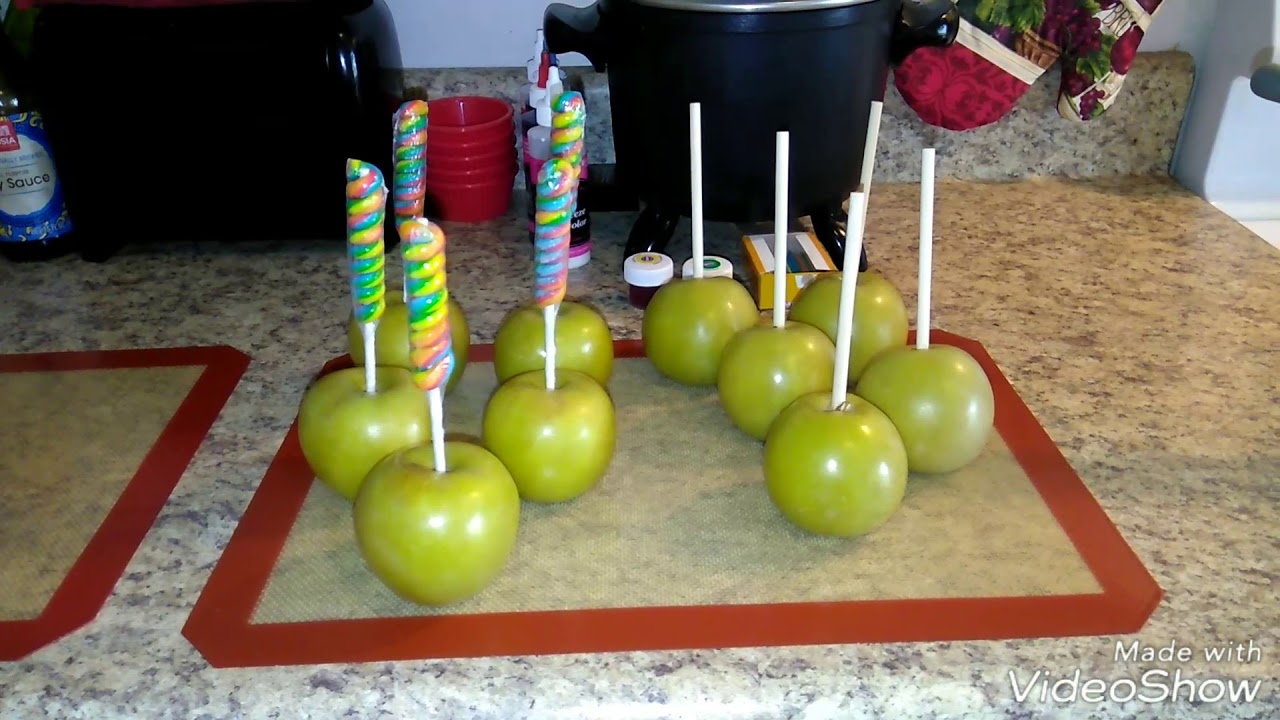 Elmo Candy Apples - YouTube
