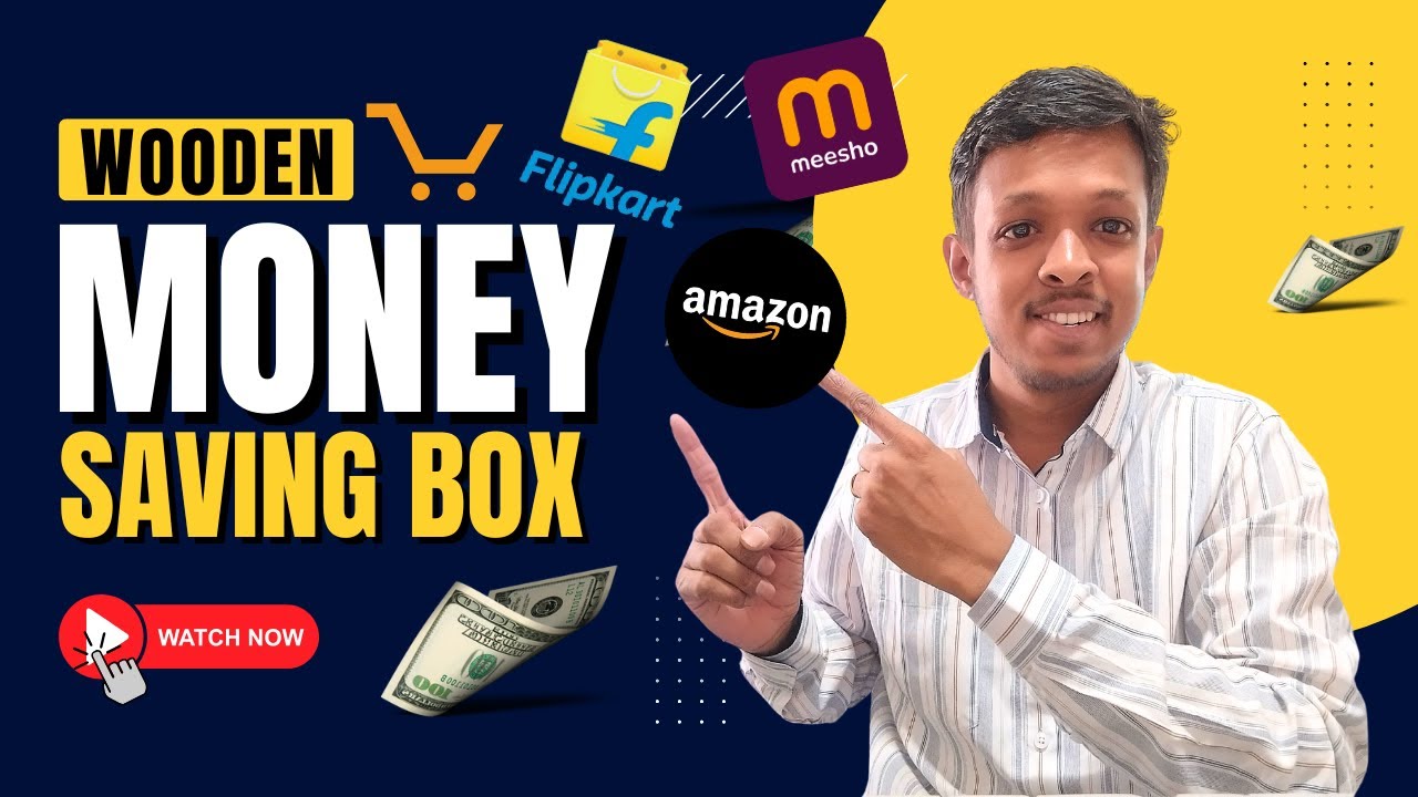 Wooden Money Saving Box | Buy it from Amazon, Flipkart & Meesho | ISL ...