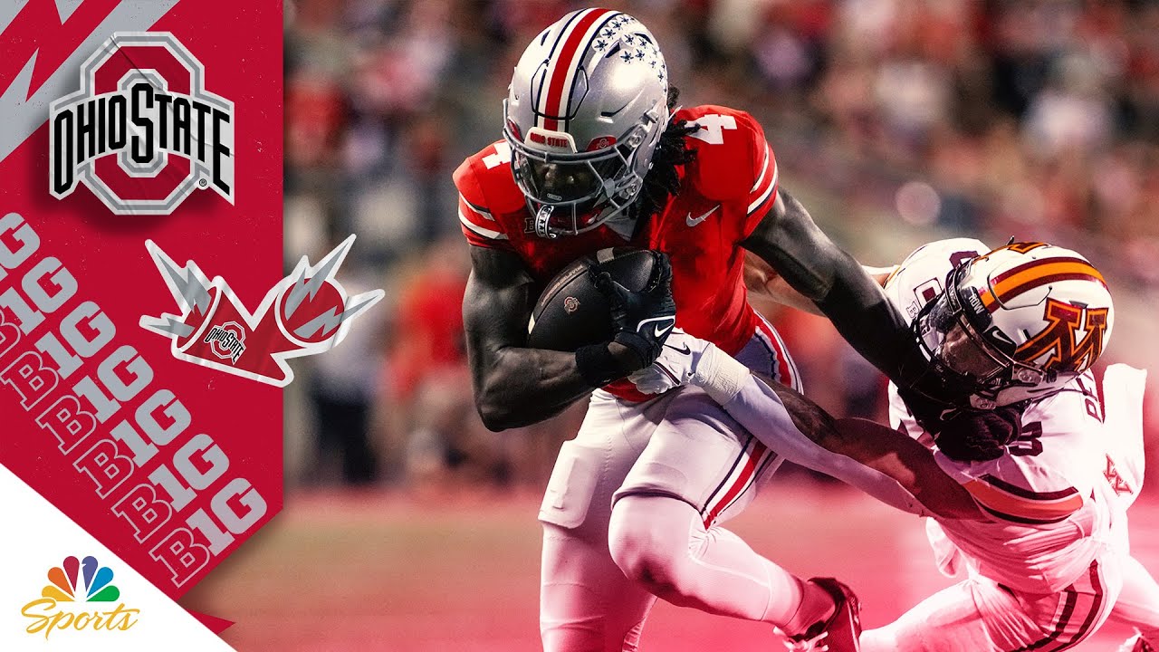 Ohio State’s Jeremiah Smith dazzles vs. Minnesota | COLLEGE FOOTBALL ...