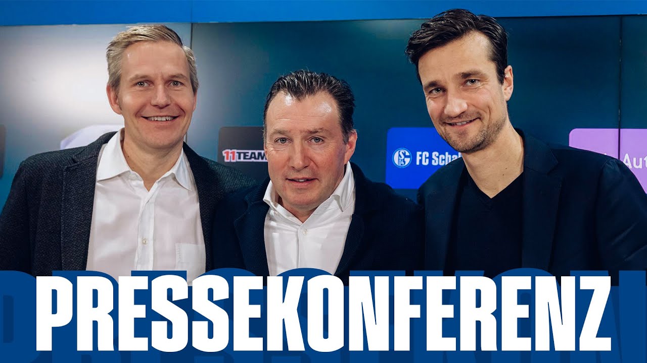 S04-PK mit Matthias Tillmann, Marc Wilmots & Axel Hefer | FC Schalke 04 ...