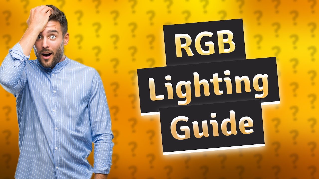How do I control RGB lights on my computer? - YouTube