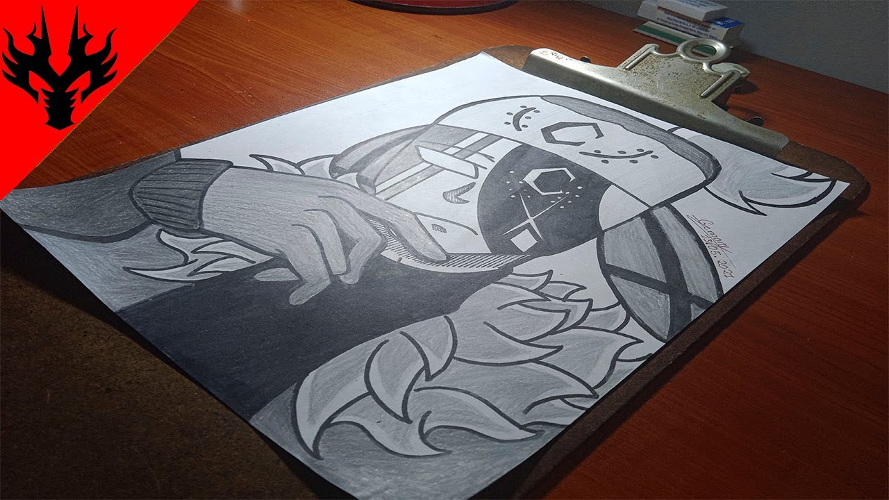 Drawing Ruvzyvat (Ruv) From // Friday Night Funkin' Mod // Mid-Fight ...