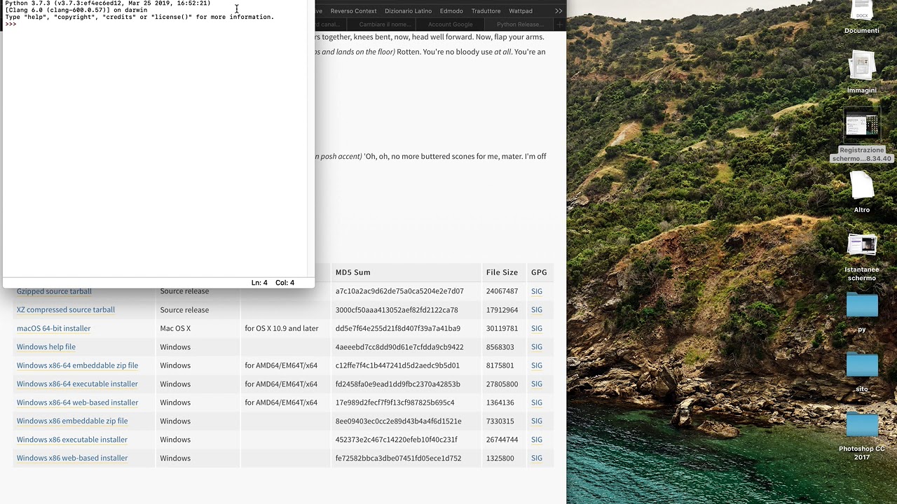 PYTHON - LE BASI#1 - YouTube