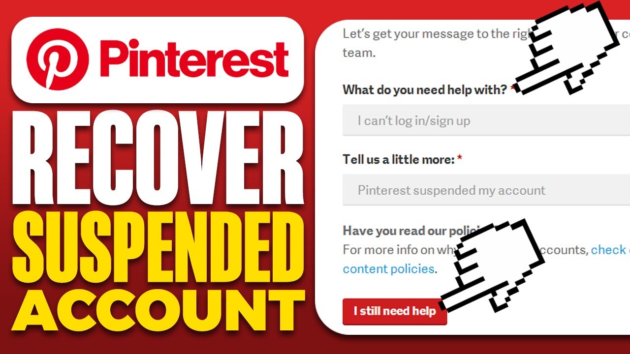 How To Recover Suspended Pinterest Account (2025) - YouTube