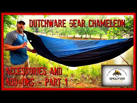 Dutchware Gear Chameleon Hammock Options and Accessories - Part 1 - YouTube