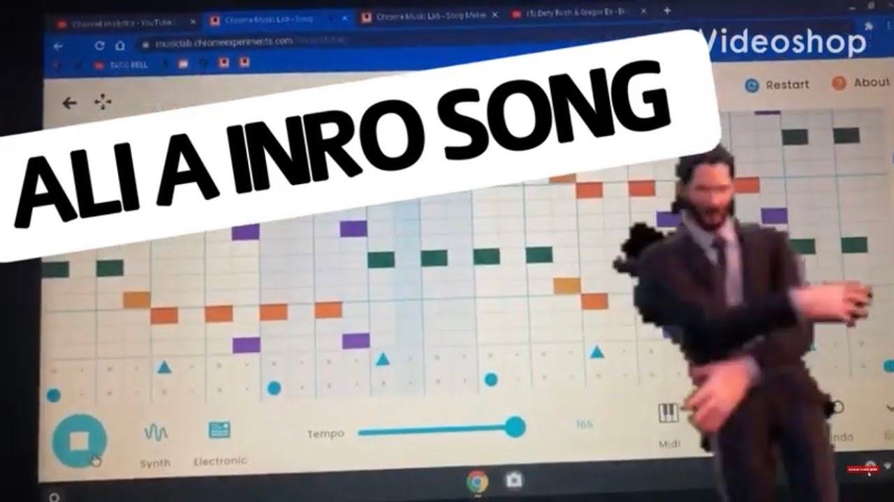 ALI A INTRO SONG ON CHROME MUSIC LAB - YouTube