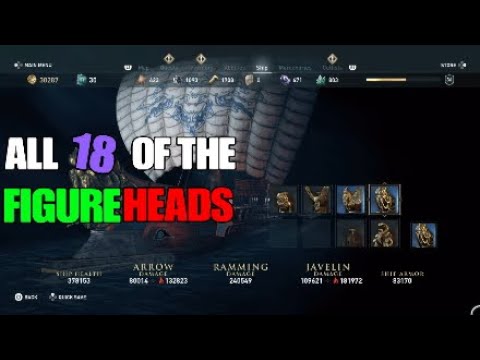 How to get ALL 18 FIGUREHEADS in AC: Odyssey - YouTube