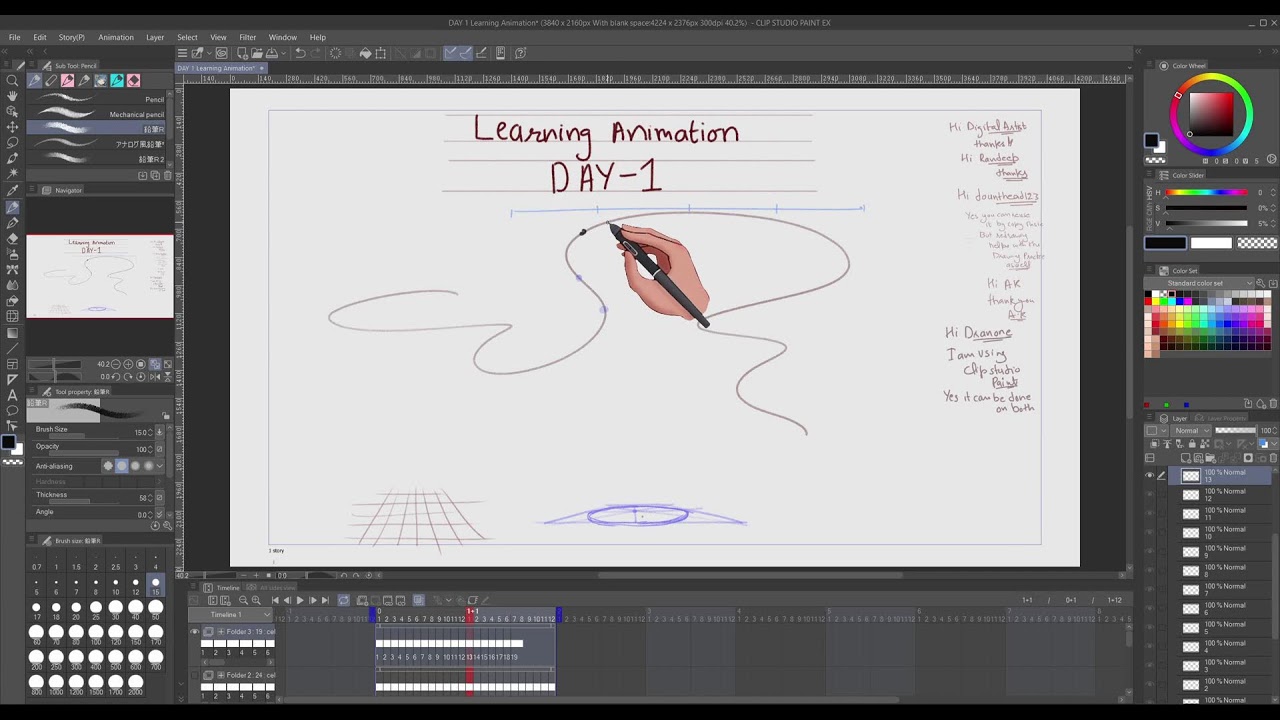 Day 1 | Learning Animation LIVE: 2D Animation (Beginner Friendly) - YouTube