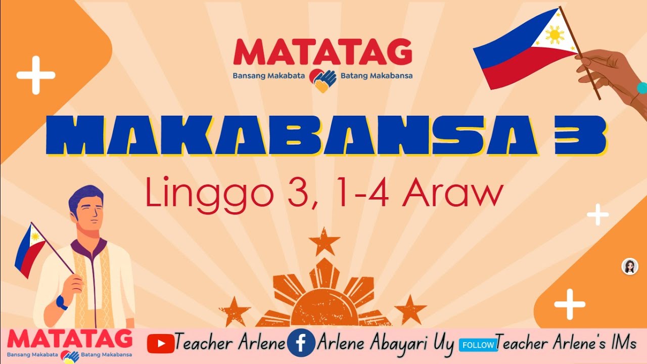 Makabansa 3 Week 3 Day 1-2 Quarter 1 - YouTube