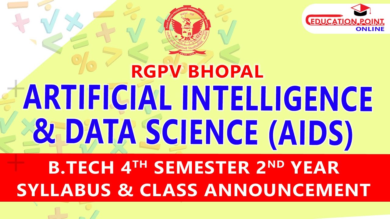 RGPV Artificial Intelligence and Data Science (AIDS) B.Tech 4th Sem 2nd Year Syllabus - YouTube