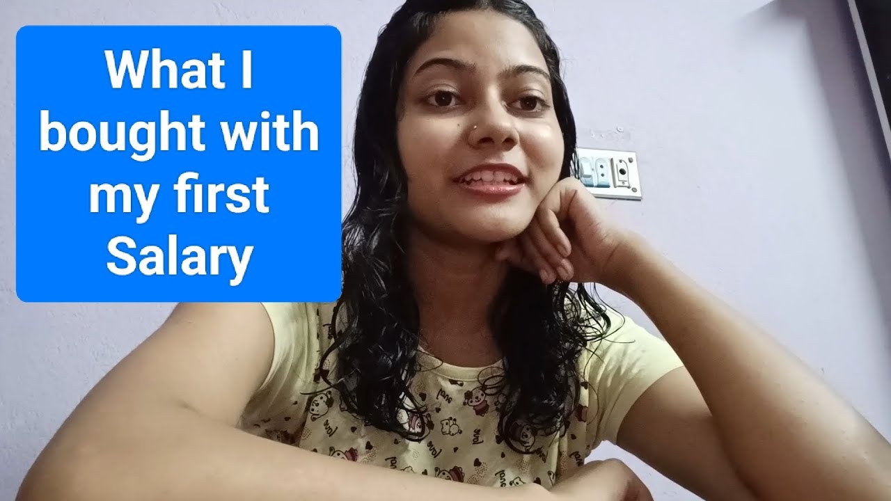 What I bought with my first salary || - YouTube