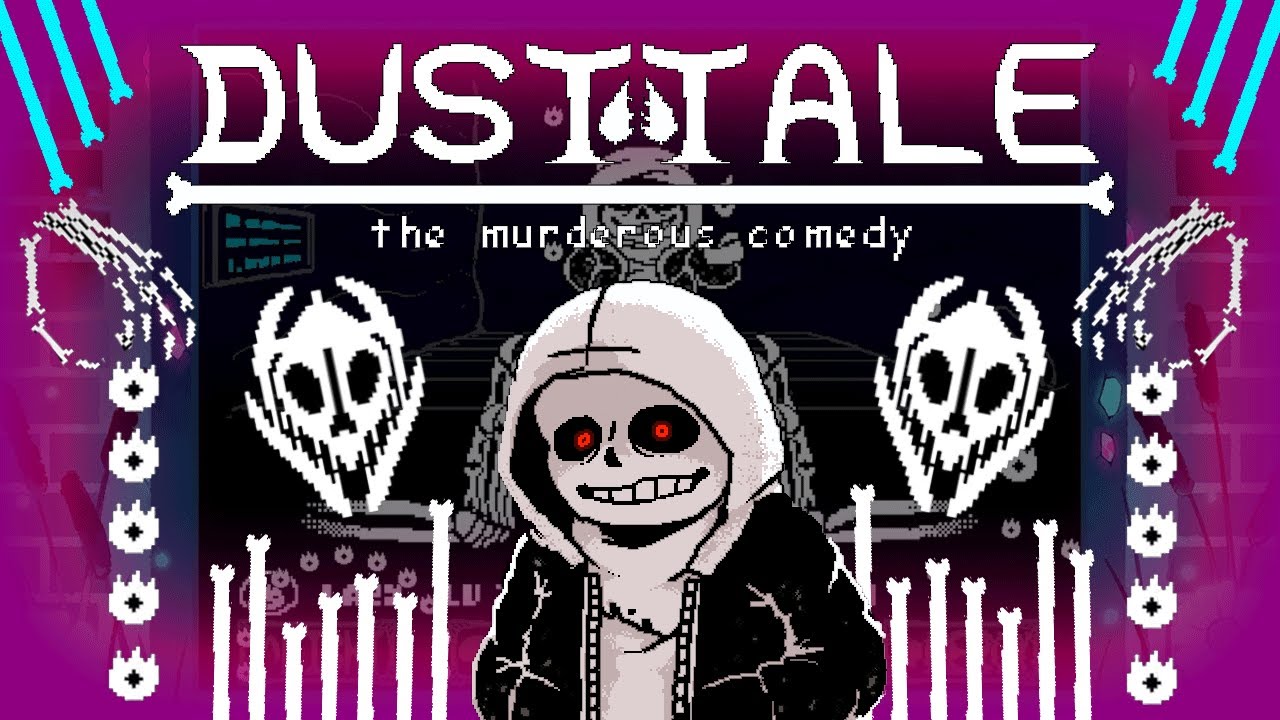 Dusttale: the murderous comedy ACT II Sans Waterfall Encounter - YouTube