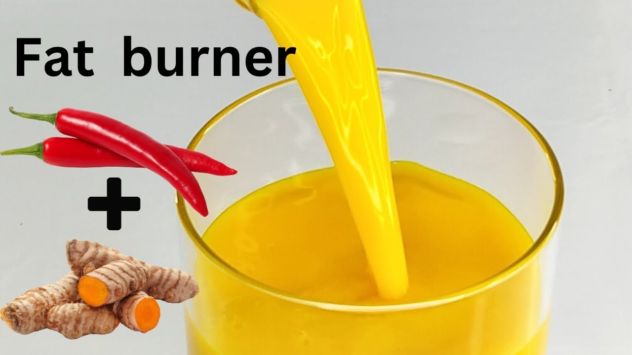 Turmeric Cayenne pepper shot drink Fat burning Drink * Instant result ...