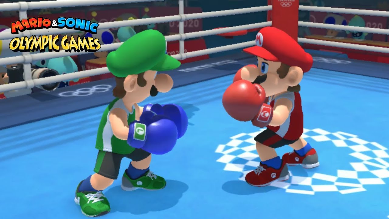 Mario & Sonic At The Olympic Games (Luigi Boxing Gameplay #1) - YouTube