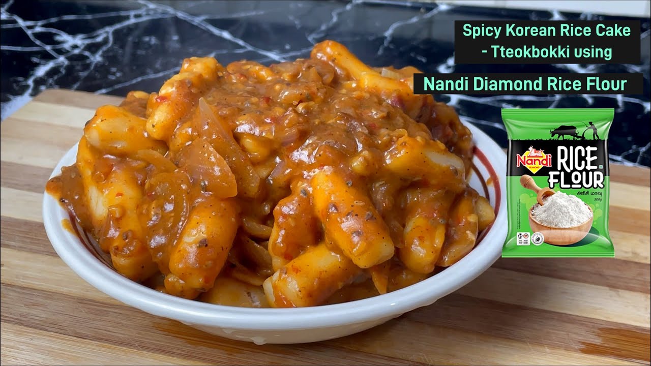 How to make Korean Spicy Rice cake (Tteokbokki) using Nandi Diamond ...