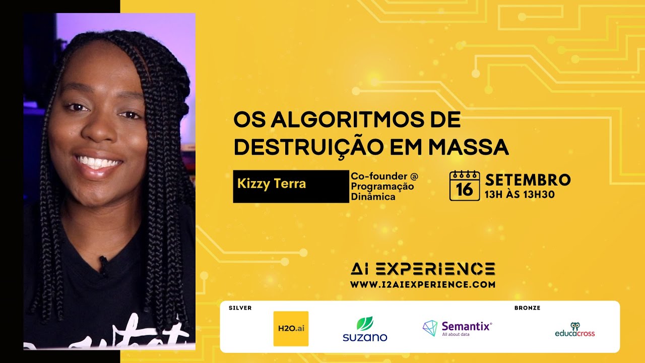 16/09 13h AI Experience 2021- Entrevista Kizzy Terra - Startups - Caso Mercedes Benz - YouTube