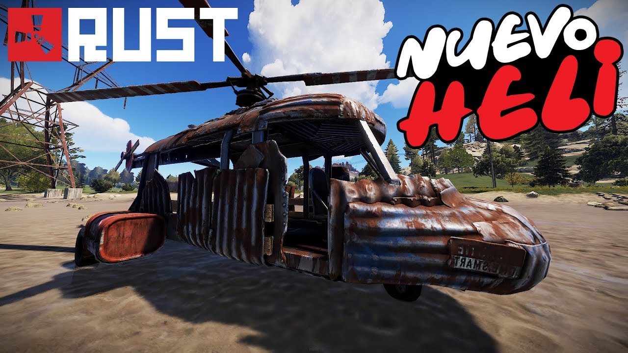 el NUEVO HELICOPTERO! 🚁 | RUST ;D gameplay español - YouTube