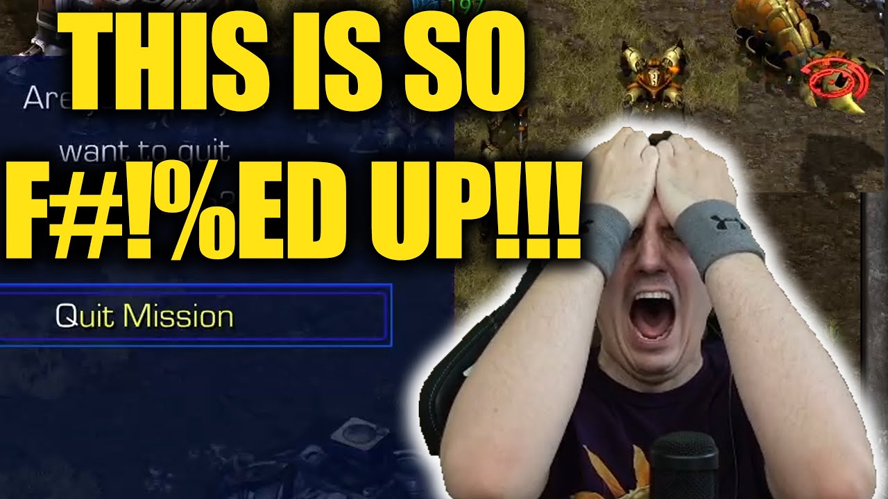 Artosis rage: THIS IS SO F'ed UP!!! -- Artosis Starcraft rage clip ...