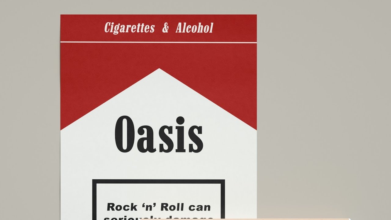 Oasis cigarettes and alcohol guitar cover (live Knebworth 96) - YouTube