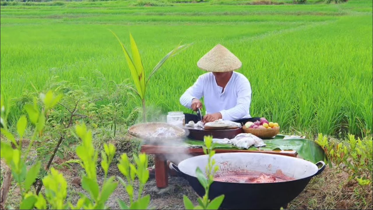 Cooking Giant Squid and Octopus amidst Ricefields I Joseph The Explorer ...