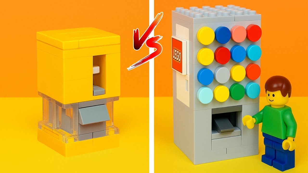 LEGO Vending Machine: NOOB vs PRO Build! - YouTube