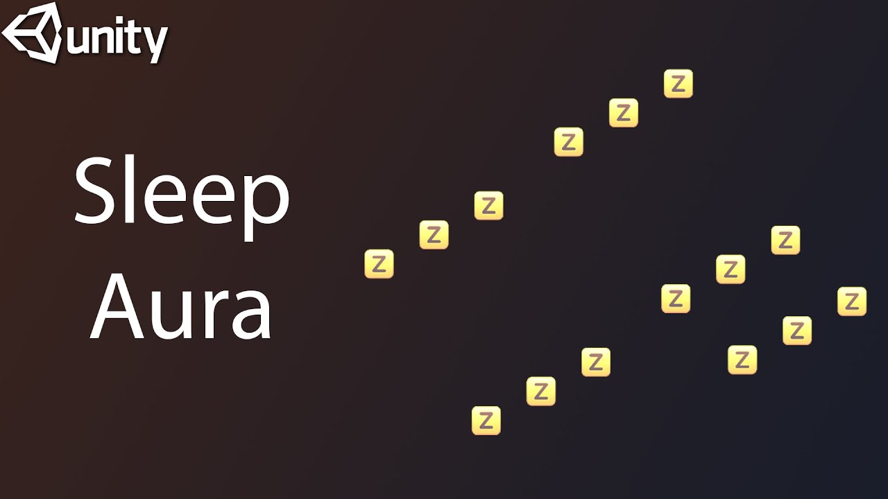 How To Make a Sleep Aura in unity Particle System VFX - YouTube
