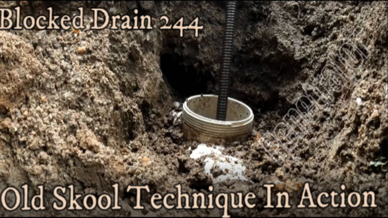 Blocked Drain 244 - Snakes A Tree Root Infested Toilet Drain - YouTube