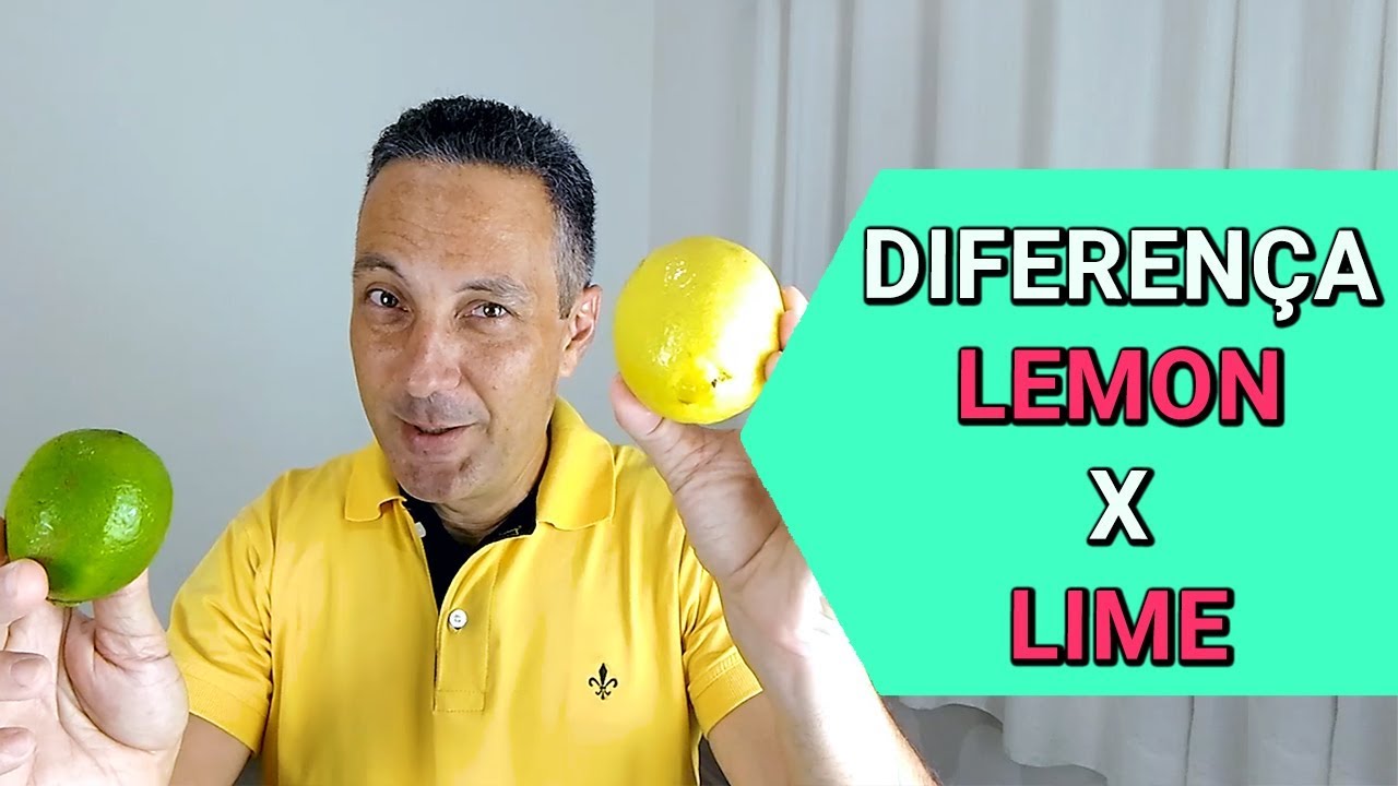 Diferença entre LEMON x LIME | Como falar LIMÃO em inglês (VIDEO IN ...