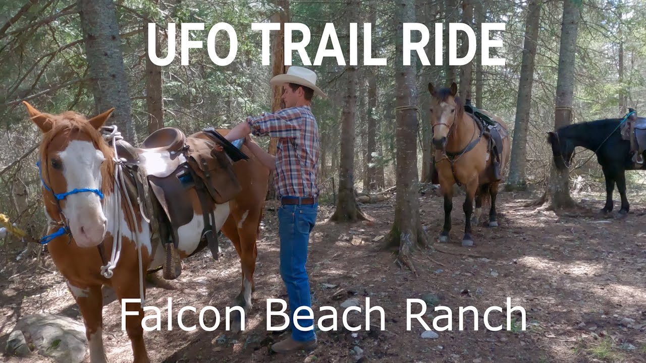 UFO Trail Ride, Falcon Beach Ranch, Manitoba - YouTube