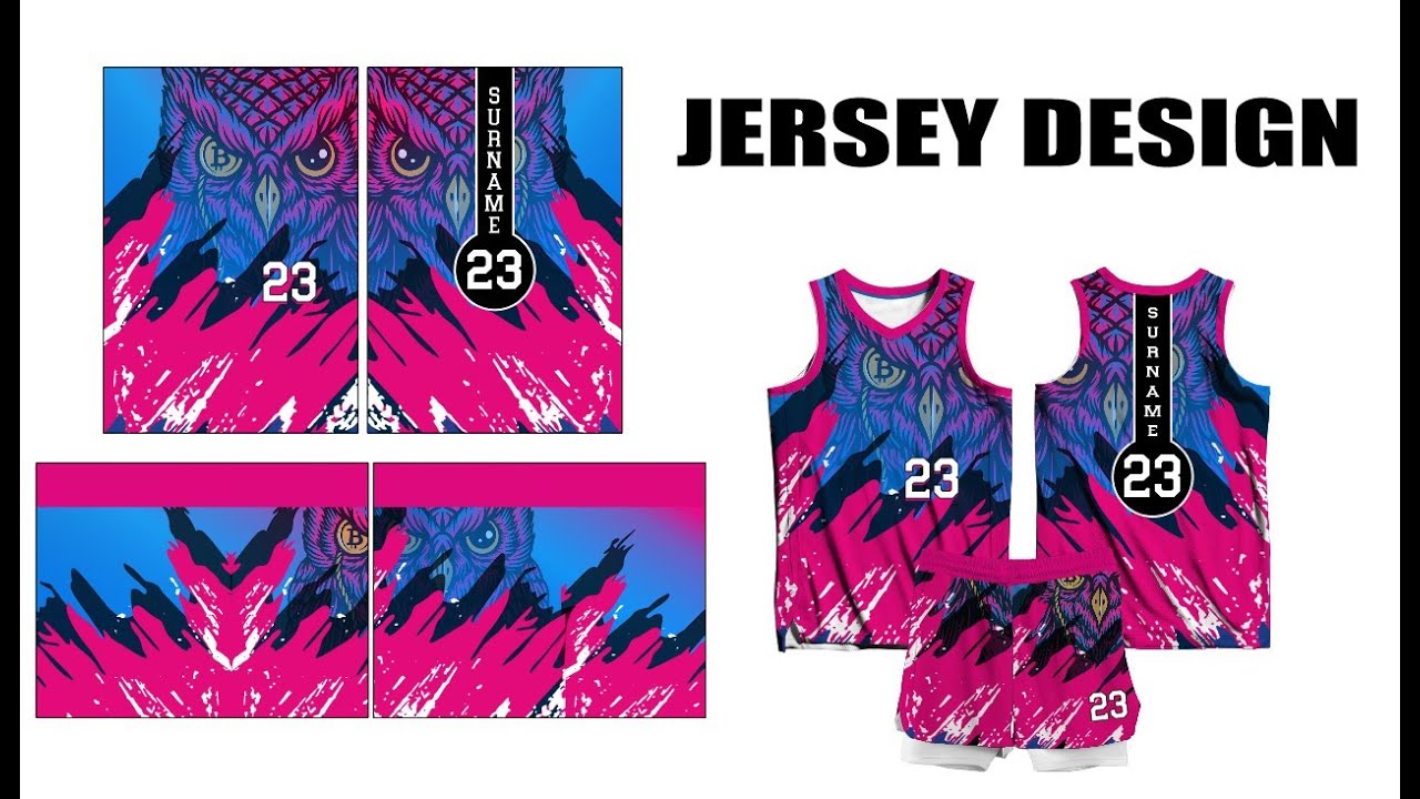 HOW TO DESIGN BASKETBALL JERSEY - YouTube