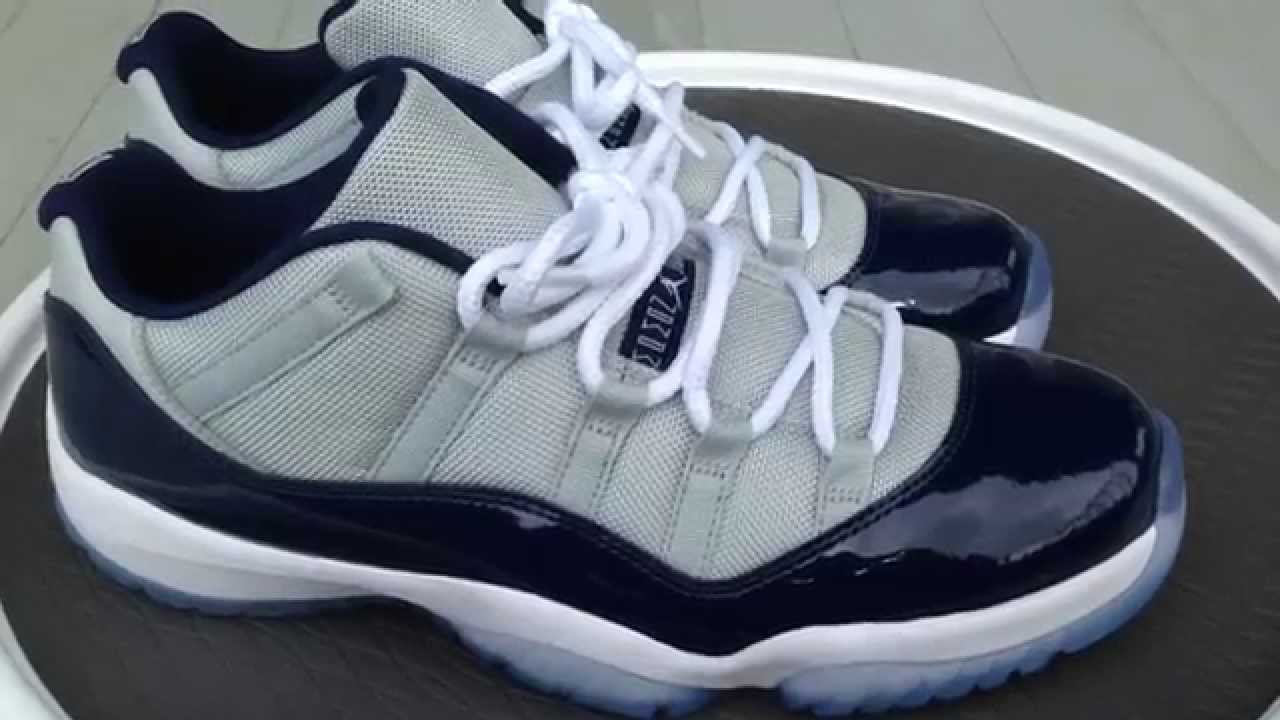 Air Jordan 11 XI Retro Low "Georgetown" Review - YouTube