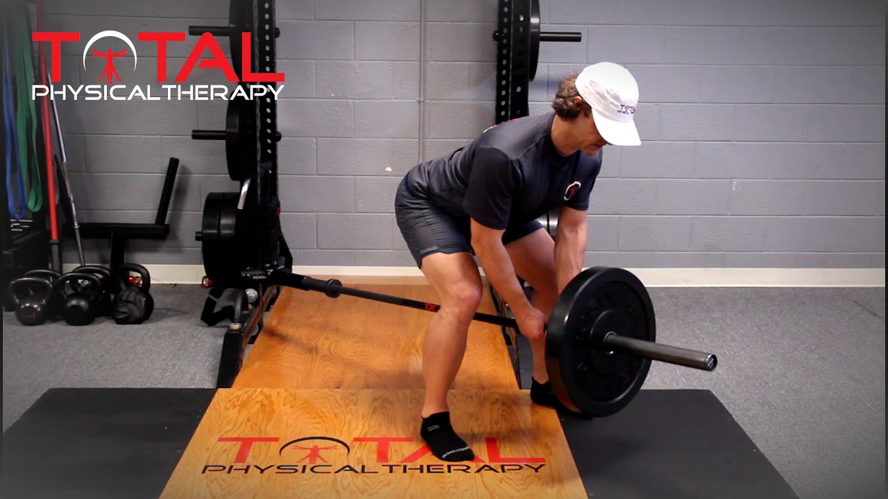 Landmine bent over row - two arms - YouTube