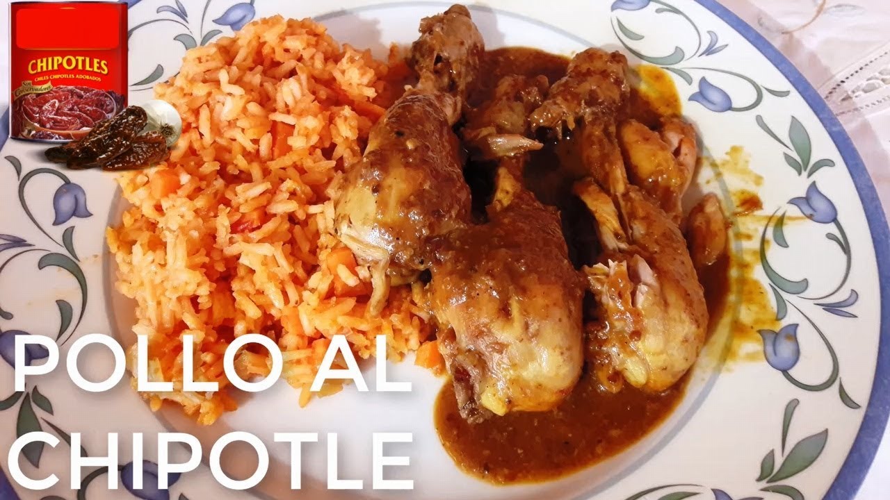 RECETA POLLO AL CHIPOTLE FACIL Y RAPIDO - YouTube
