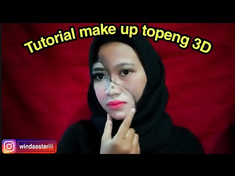 Make up topeng 3D ||mask look tutorial - YouTube