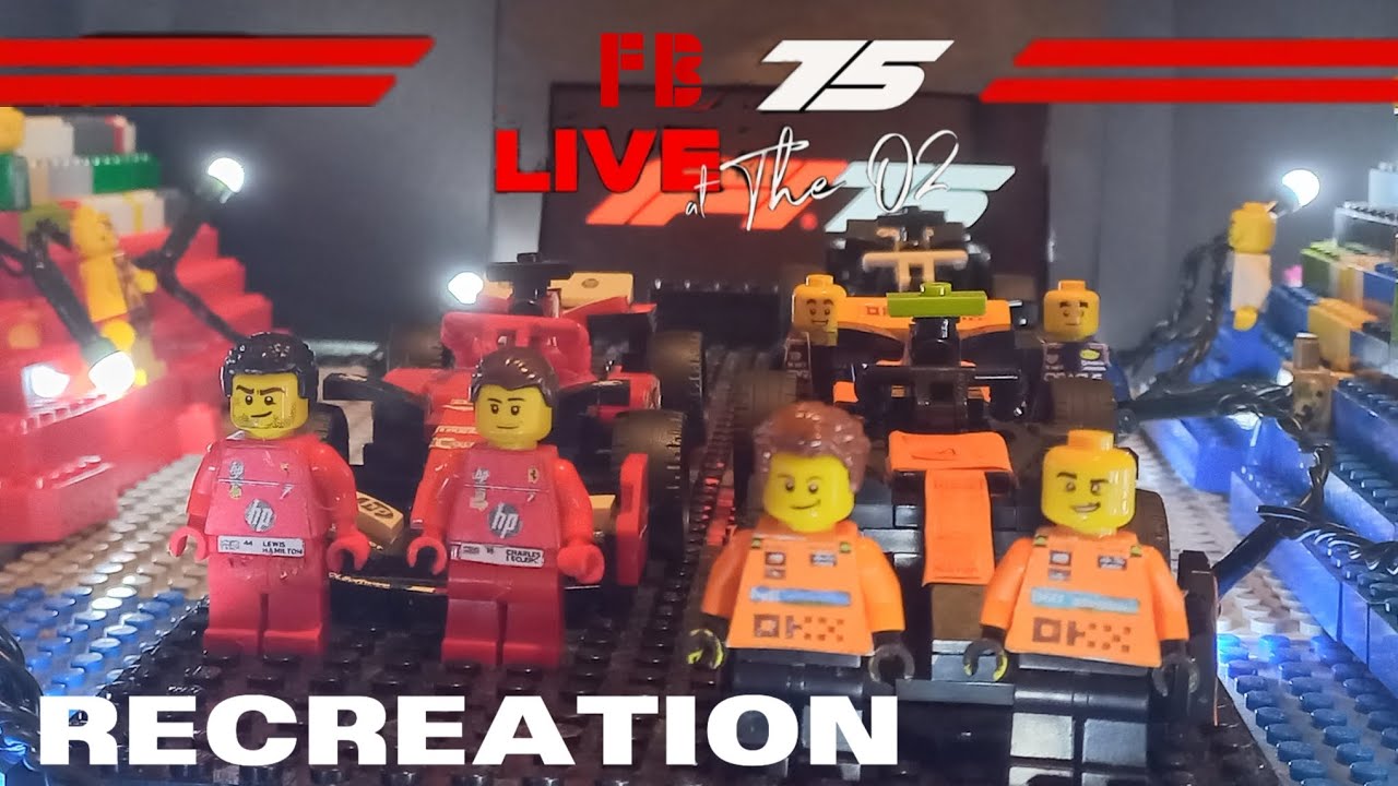 Lego F1 75 LIVE at O2 arena | f1 cars livery reveal - YouTube