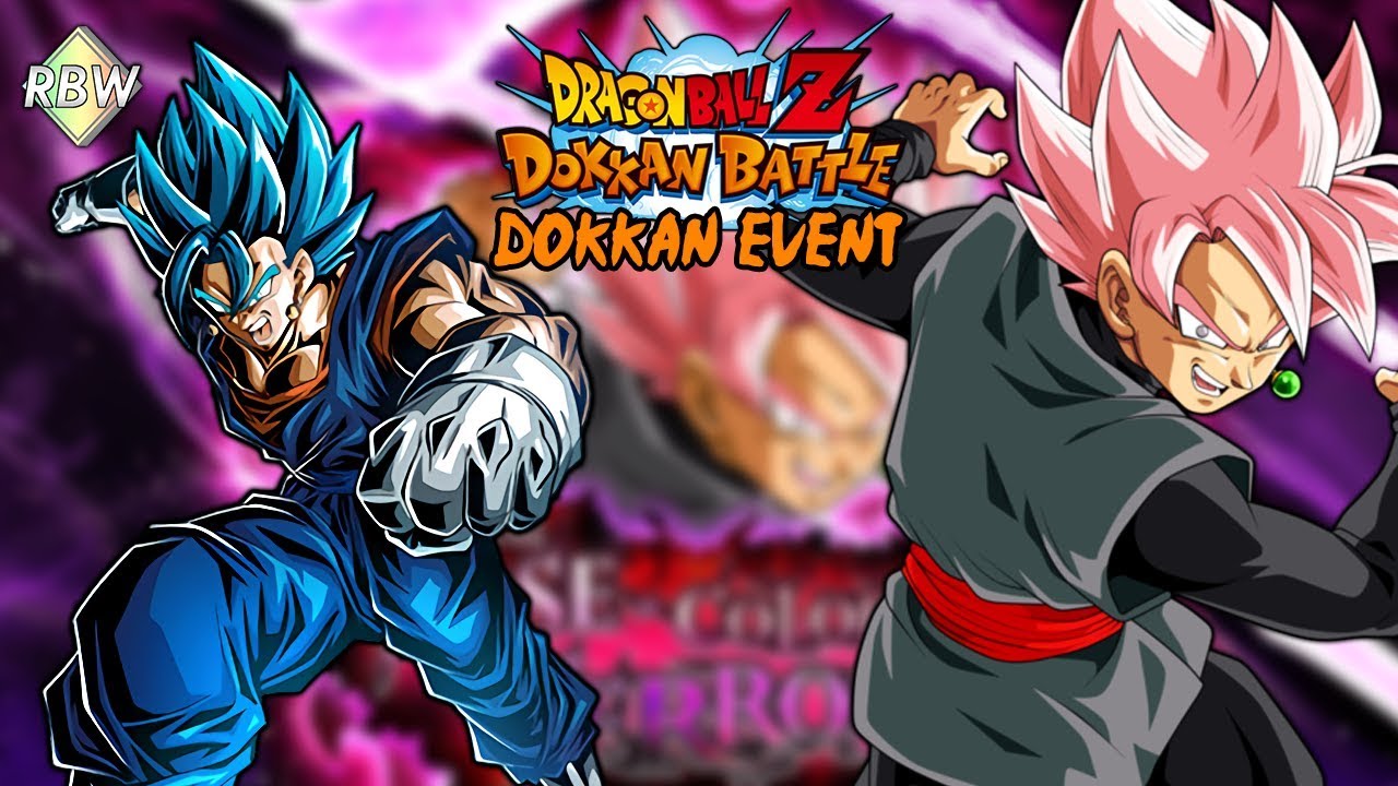 GOKU BLACK ROSE STR DOKKAN EVENT HALF RW HEROES VEGETH BLUE LR - Dragon ...