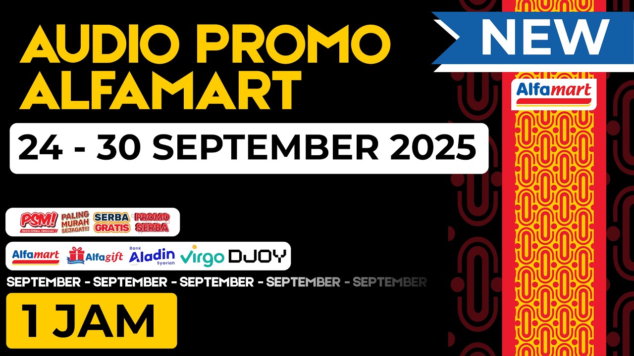 AUDIO PROMO ALFAMART 24-30 SEPTEMBER 2025 - NON STOP 1 JAM - YouTube