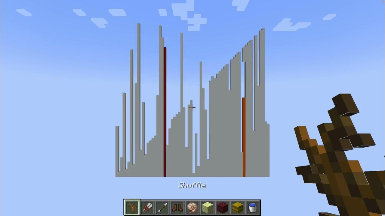 8 Sorting Algorithms in Minecraft - YouTube