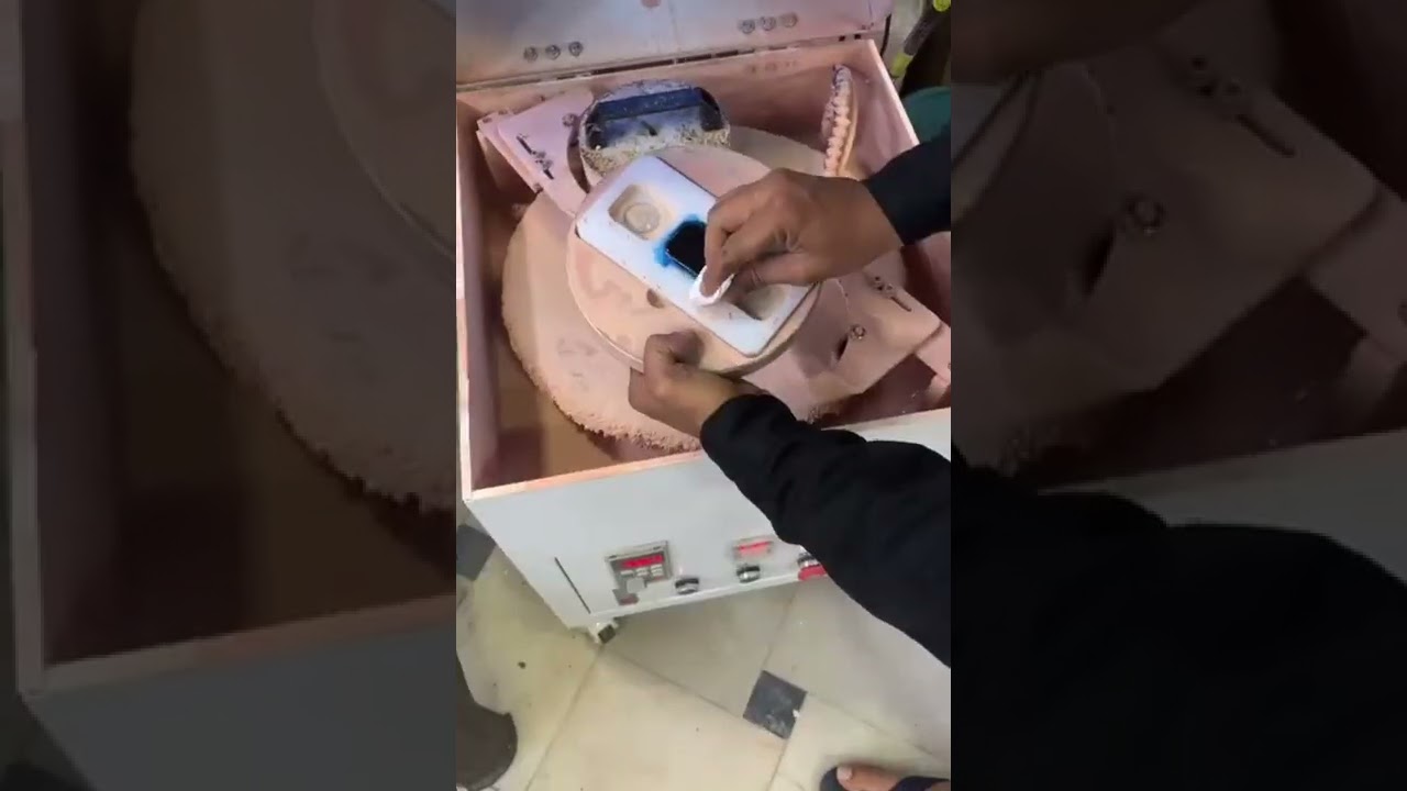 I watch and I phone lcd scratch remove - YouTube