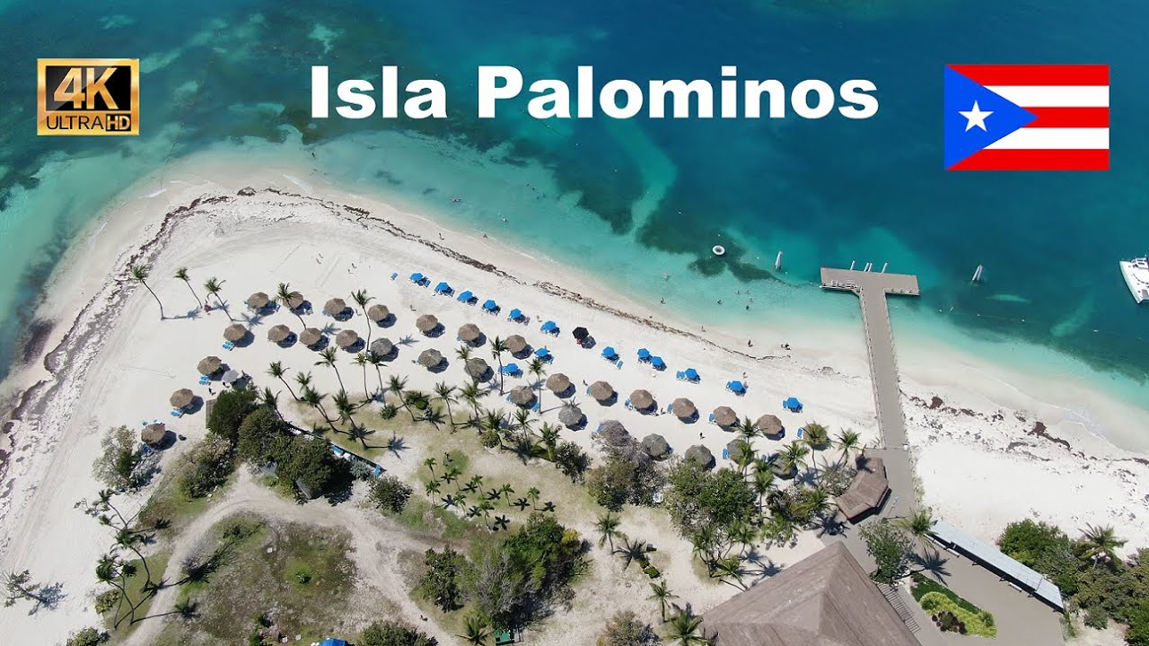 Beautiful Isla Palominos, Puerto Rico, 4K - YouTube