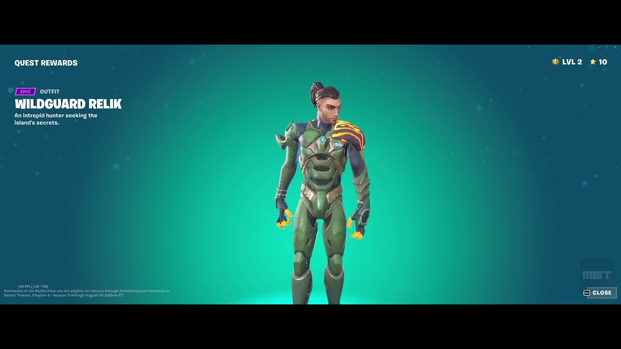 EPIC OUTFIT WILDGUARD RELIK - Showcase - Chapter 4 Season 3 (New Season ...