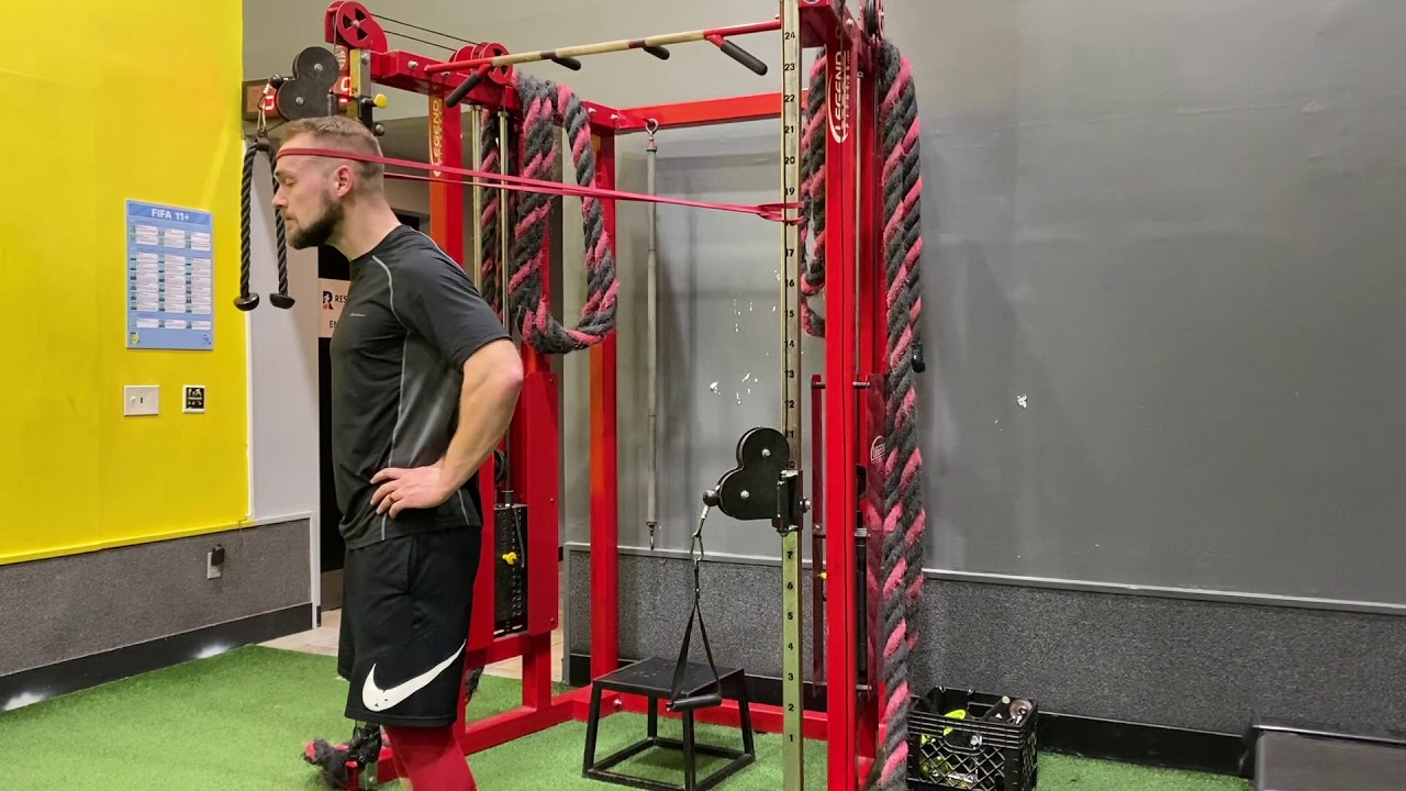 Banded Neck Protraction and Retraction - Exercise Demo - YouTube