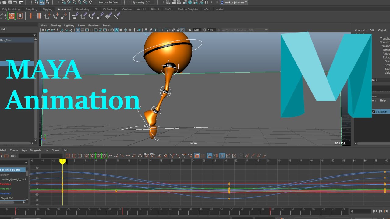 MAYA 3d Animation (Auto desk Maya) - YouTube
