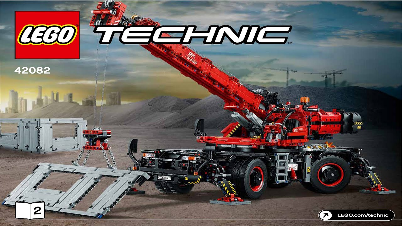 ⚙ LEGO instructions ⚙ Technic ⚙ 42082 ⚙ Rough Terrain Crane ⚙ (Book 2 ...